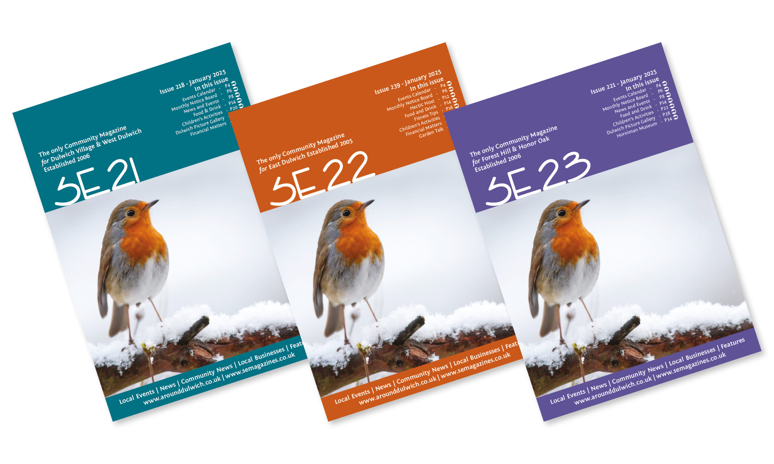 Out Today - Our January Mags - Around Dulwich